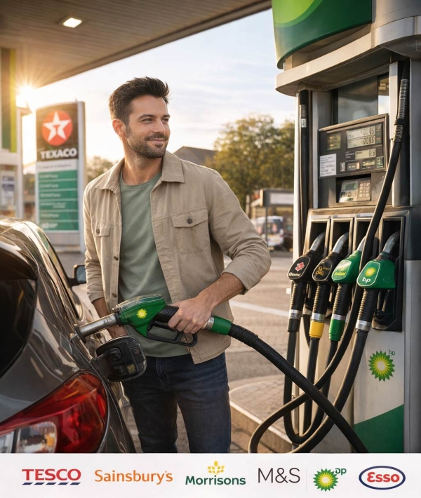 Petrol Pump Nozzle Advertising UK | Forecourt Ads | Focus Media